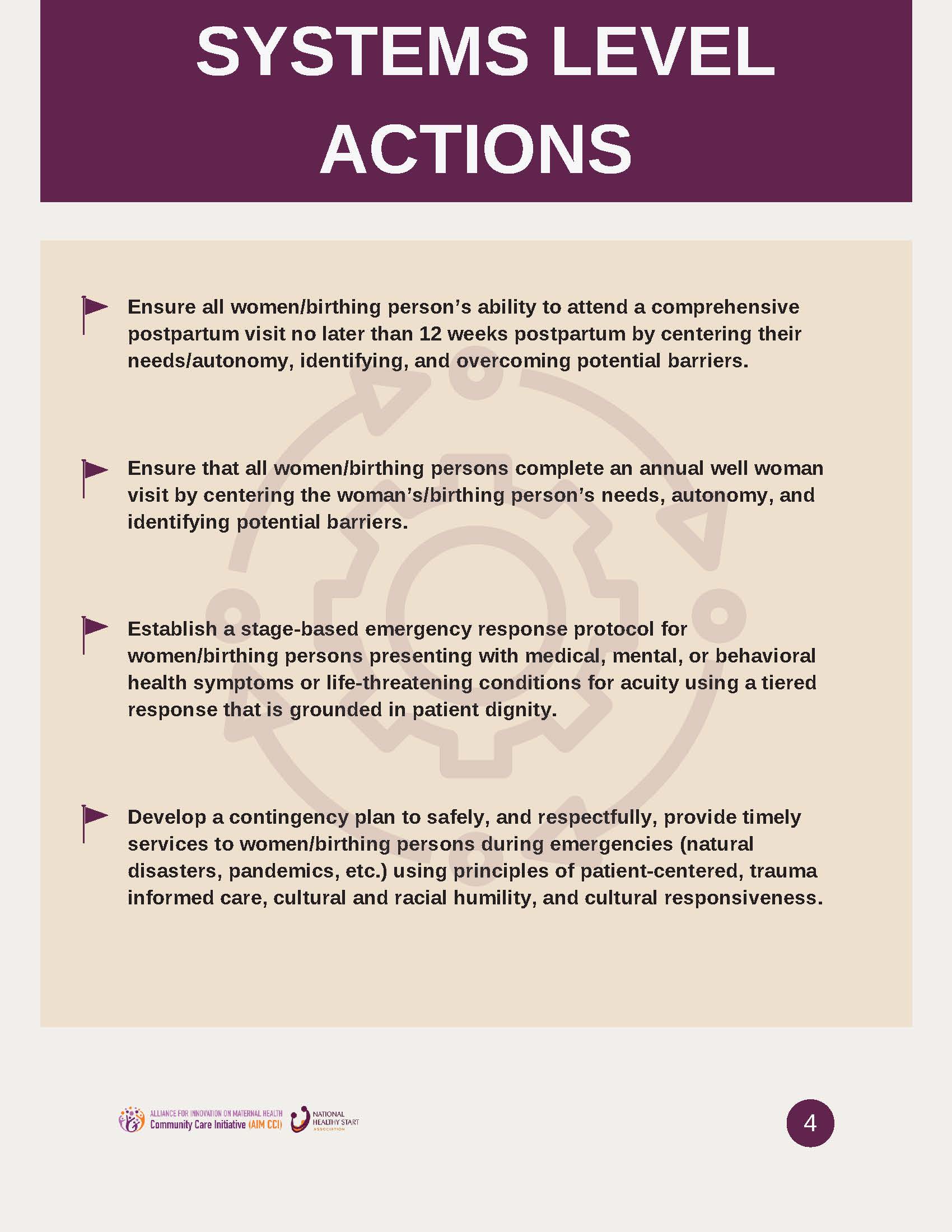 Community Care for Postpartum Safety and Wellness - Alliance for ...