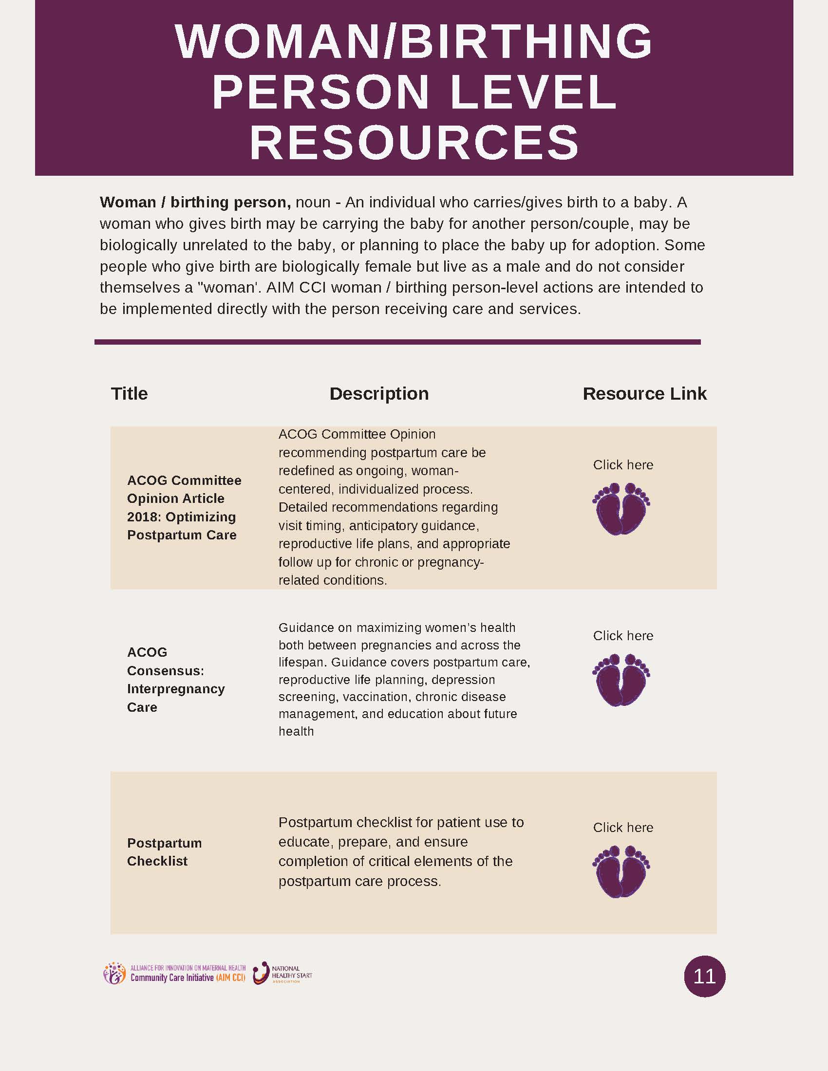 Community Care for Postpartum Safety and Wellness - Alliance for ...